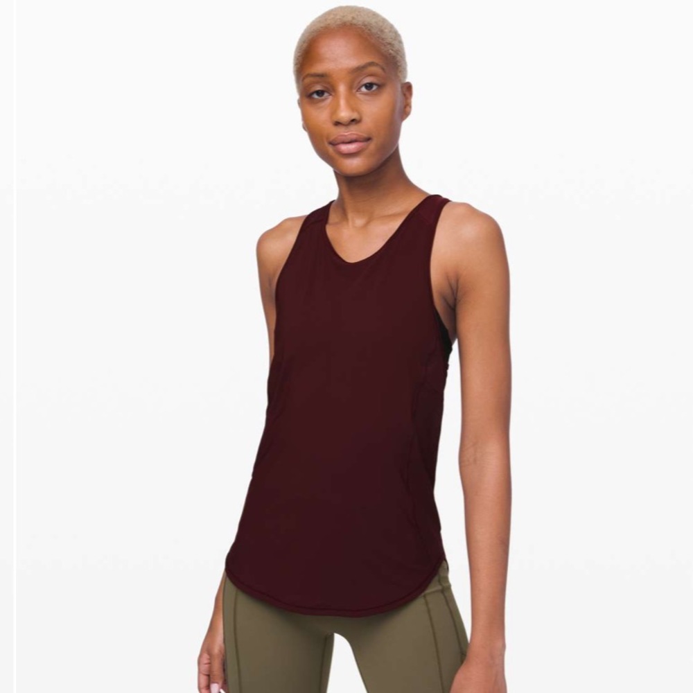 Lululemon Sculpt Tank Ii - Garnet Color - Gem